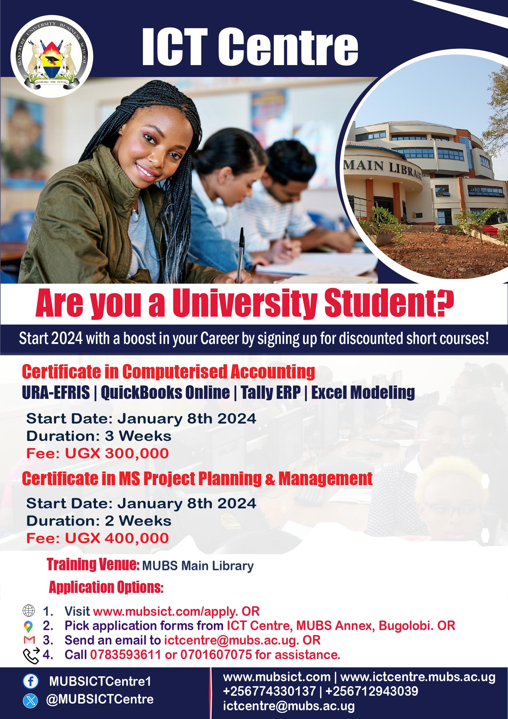 Apply – MUBS ICT Centre